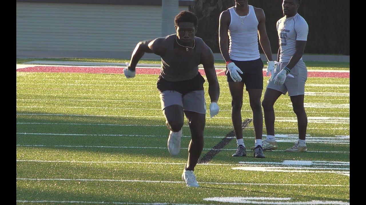 JaRon Glover WR Workout - YouTube