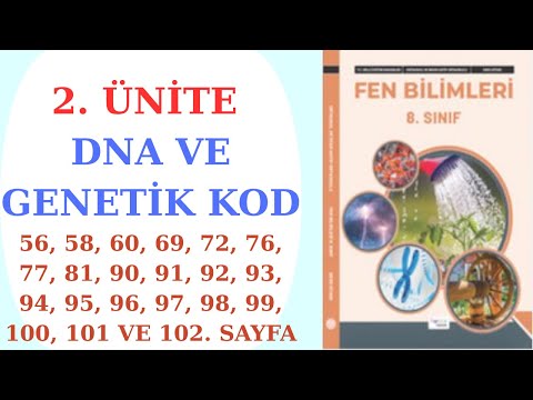 8. SINIF FEN BİLİMLERİ DERS KİTABI HECCE YAYINCILIK 2. ÜNİTE DNA VE GENETİK KOD