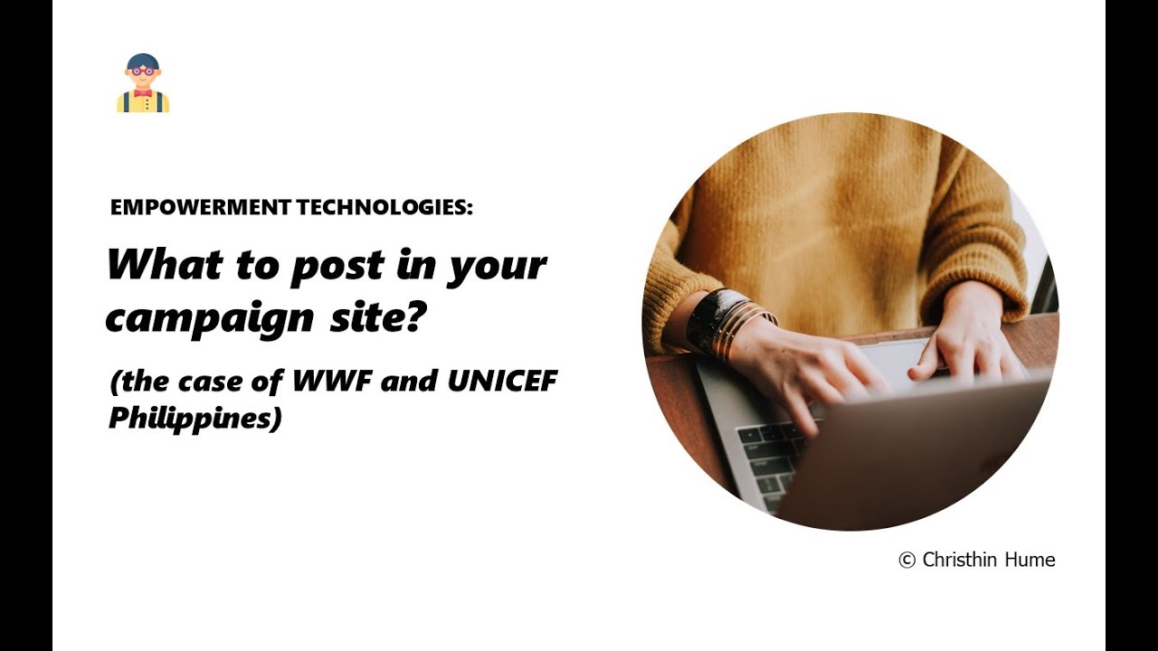 What to post in your campaign site - the case of WWF and UNICEF - YouTube