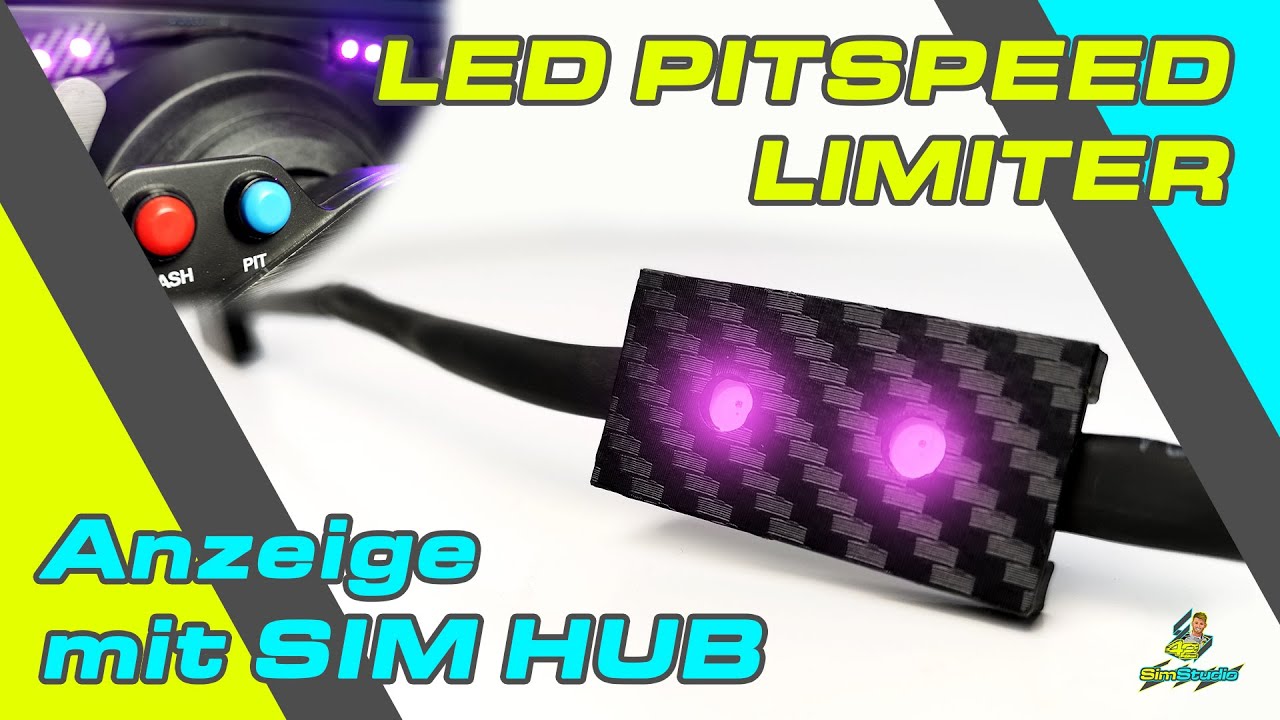 SIMRACING PITSPEED LIMITER LED ANZEIGE - DIY Projekt mit SIM HUB - YouTube