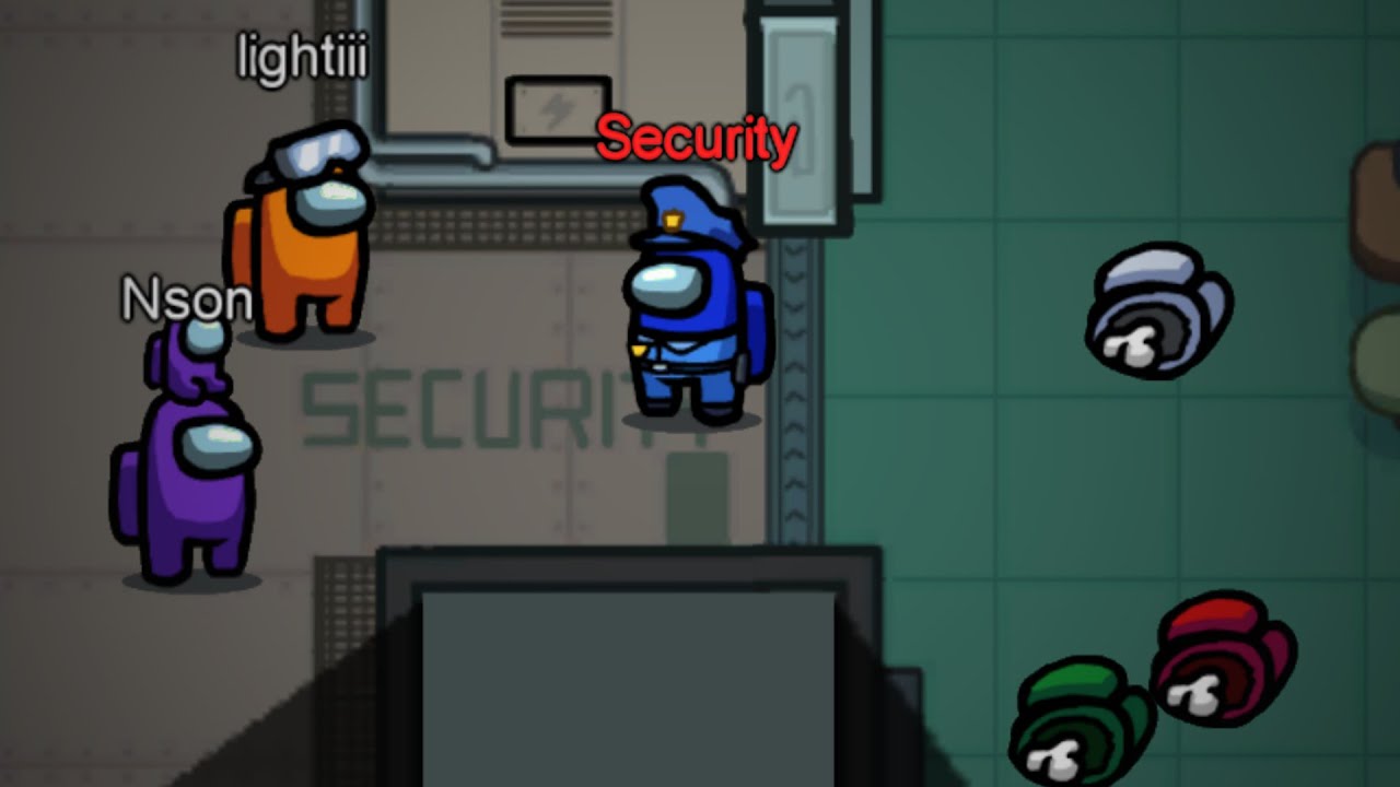 Security Guard Challange i AMONG US! - YouTube