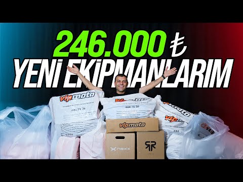 246.356 Liralık Yeni Motosiklet ekipmanlarım | Vip Moto & Kolaçan