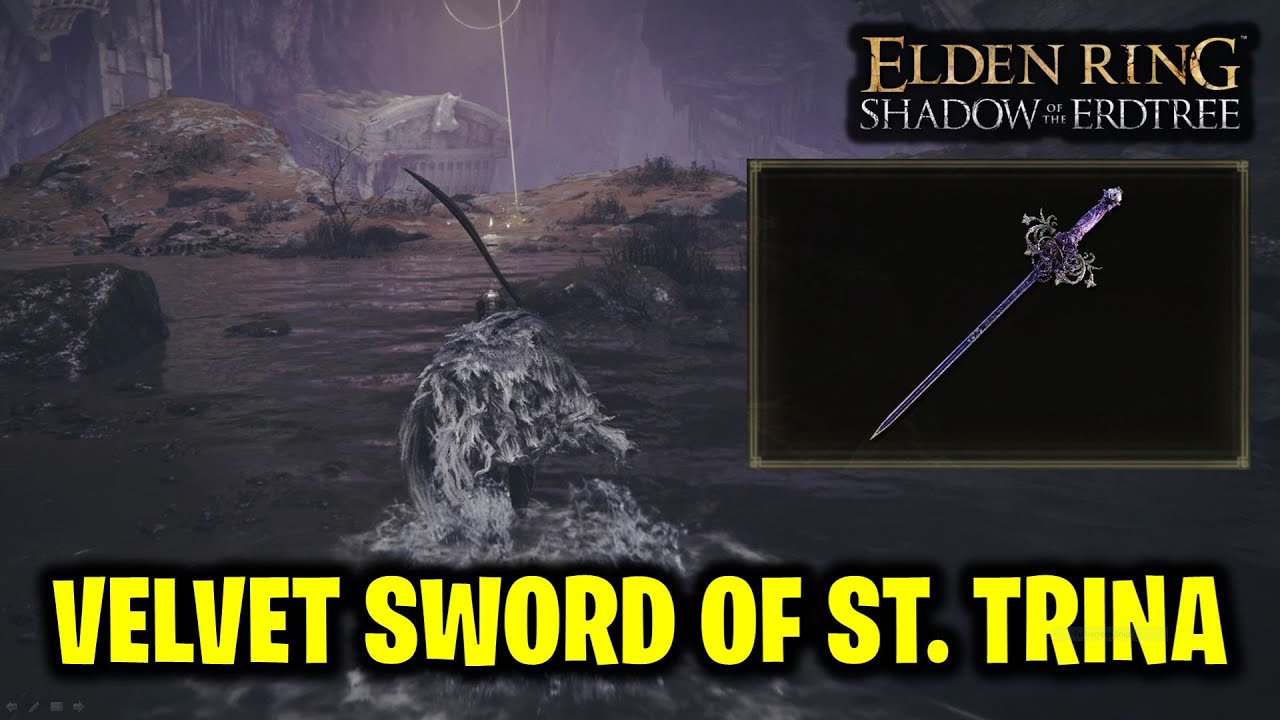 Velvet Sword of St. Trina Location | Elden Ring DLC - YouTube