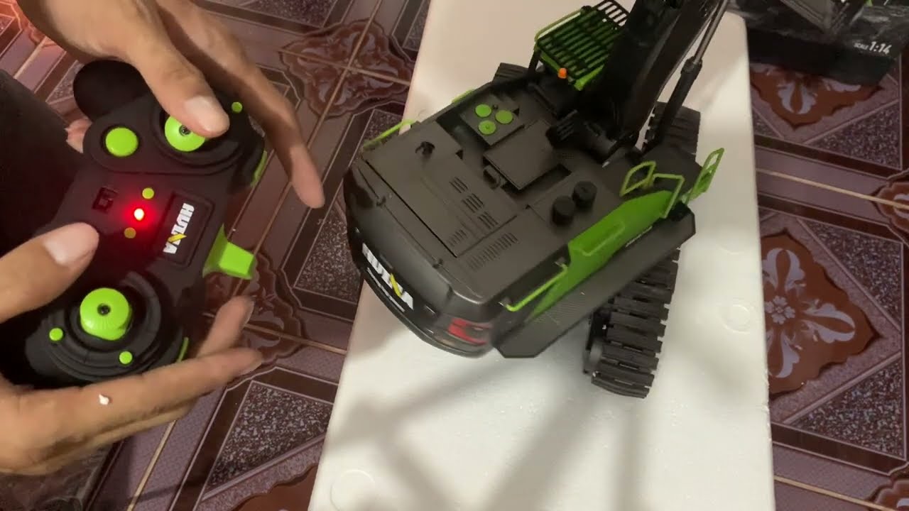 Review Excavator HULNA 1593 top power - YouTube