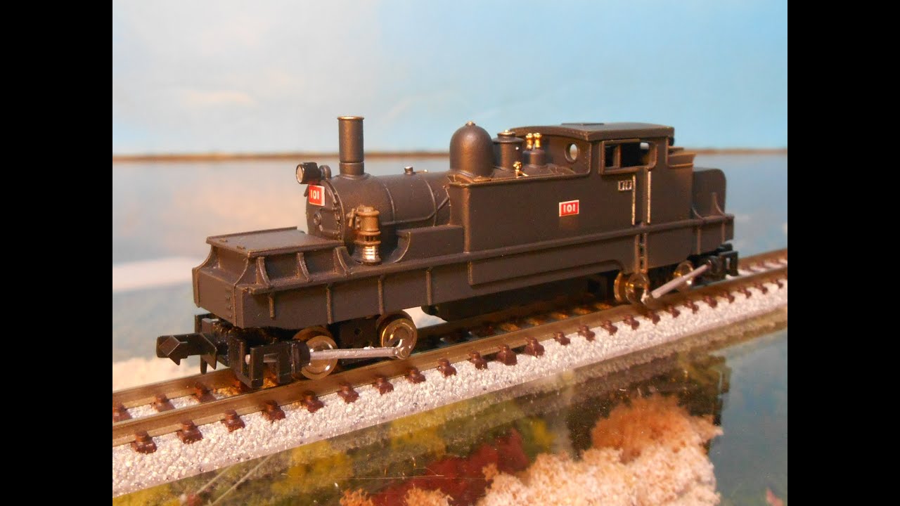 【N Scale】Mallet 鉄道コレクション動力 蒸気機関車【心象鉄道MEGAMIX！】 - YouTube