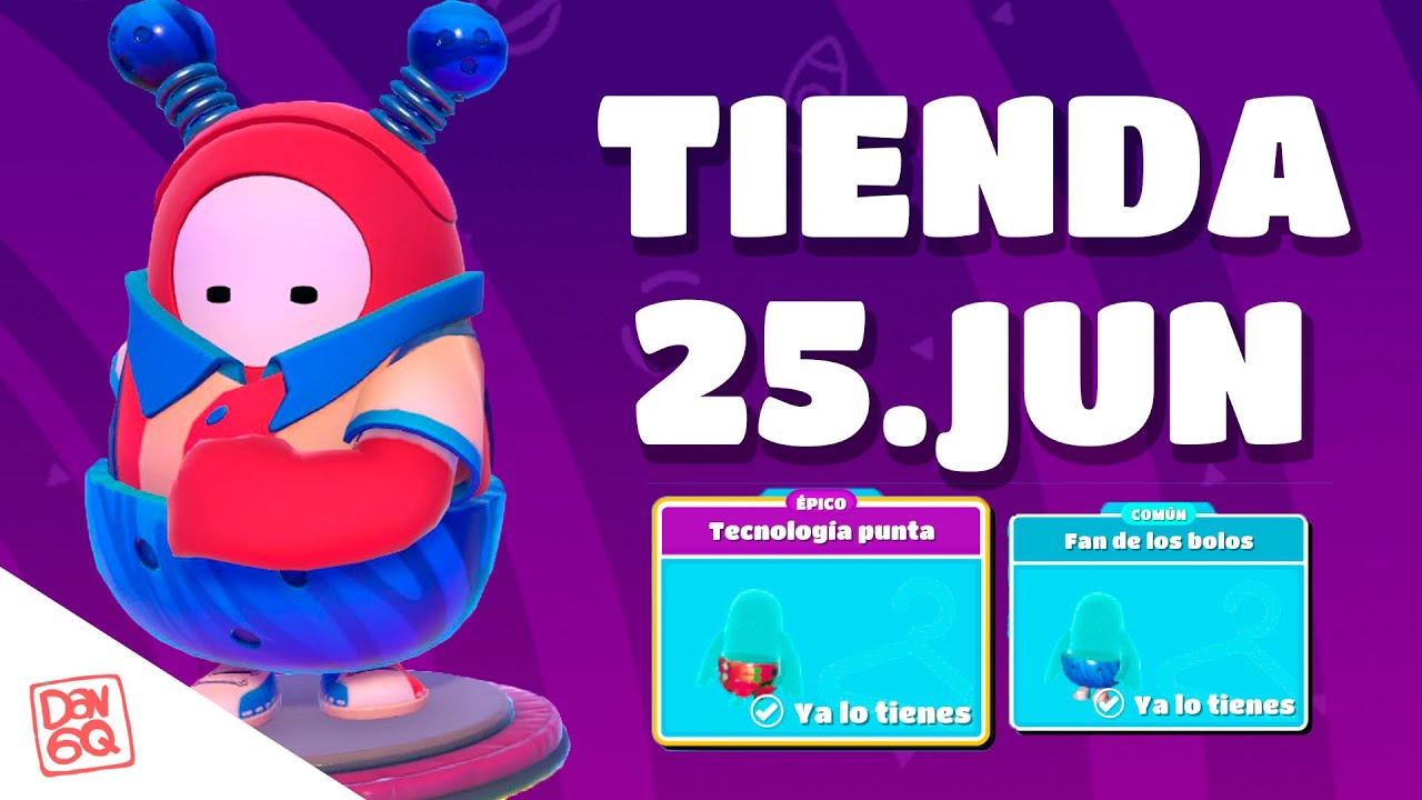 *FAN DE LOS BOLOS* EN LA TIENDA DE FALL GUYS 25 DE JUNIO | DavGQ - YouTube