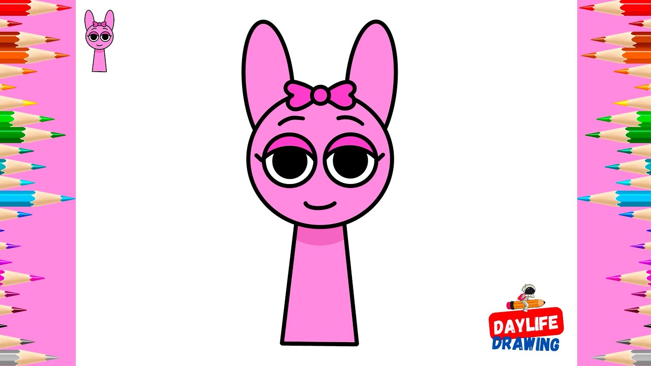 How to Draw Pinki from Incredibox Sprunki | Quick and Easy Tutorial ...