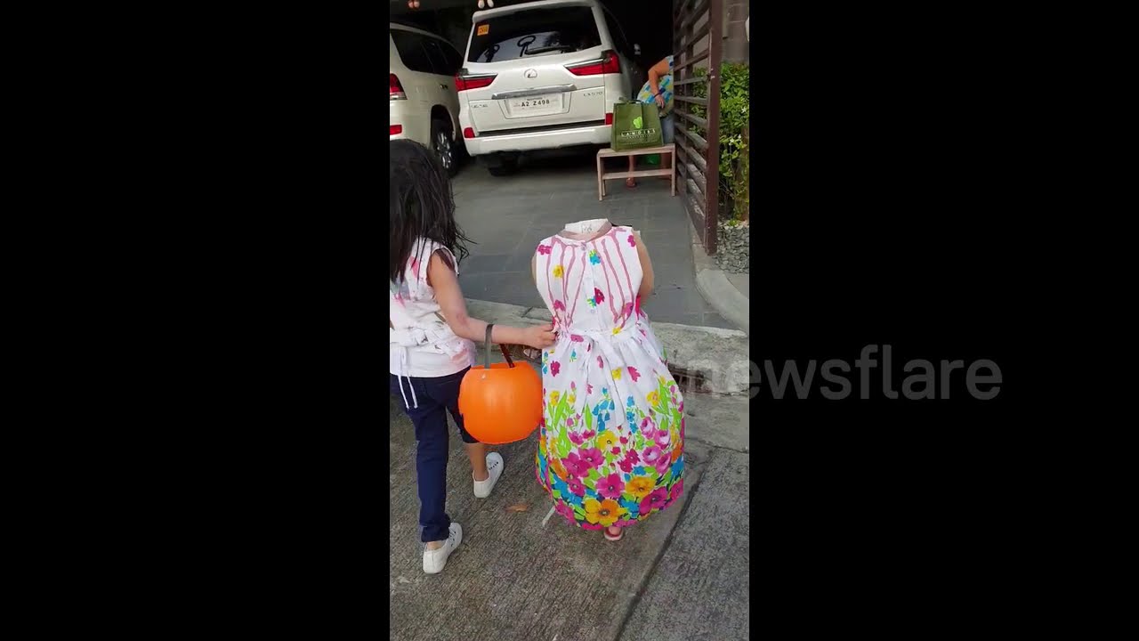'Headless' girl: Watch the viral video that won last year's Halloween ...