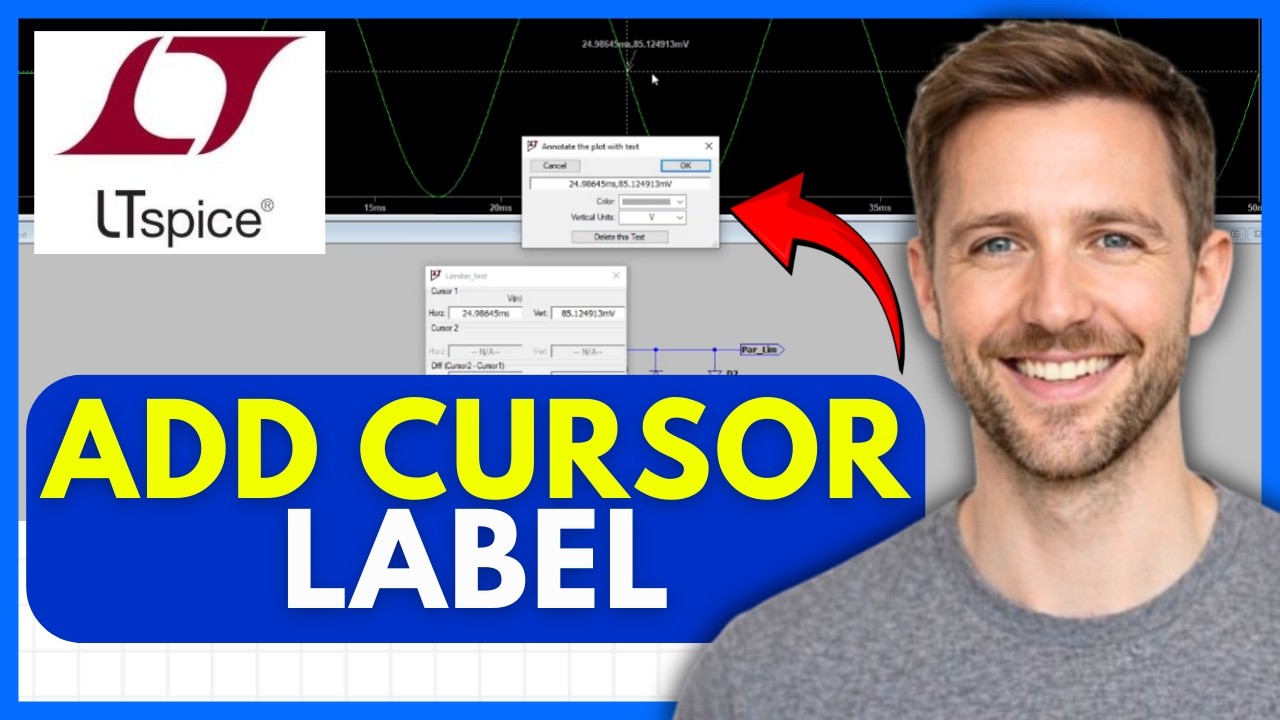 How To ADD Label To Cursor Position In LTspice (EASY) 2026 - YouTube