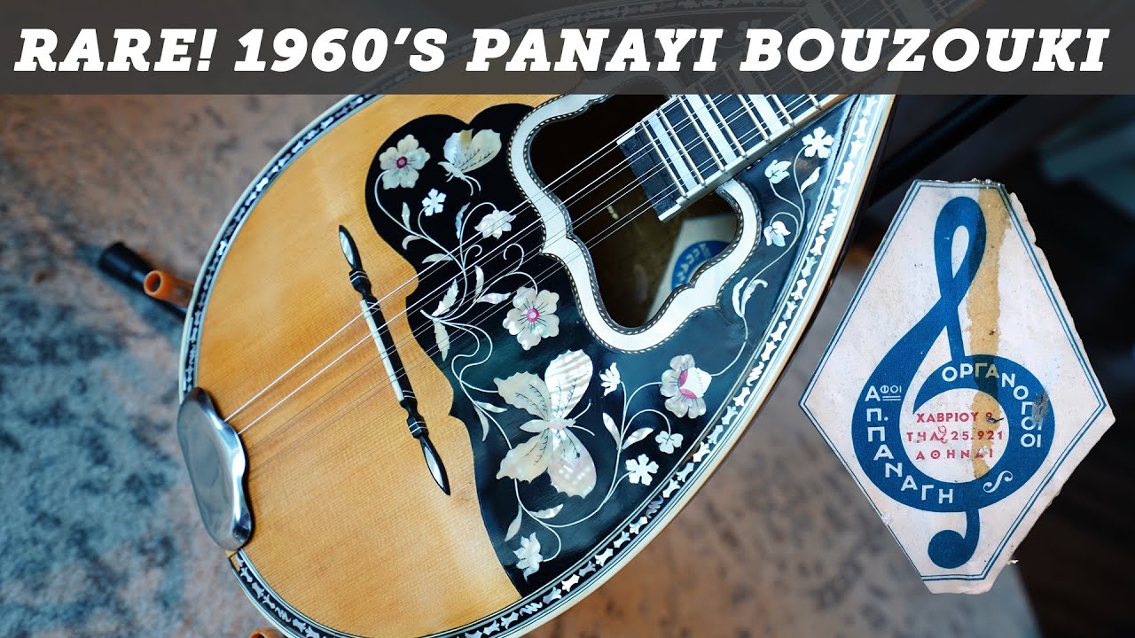 SOLO BOUZOUKI, Anthony Catchatoorian plays 1960’s Panayi Brothers 8 ...