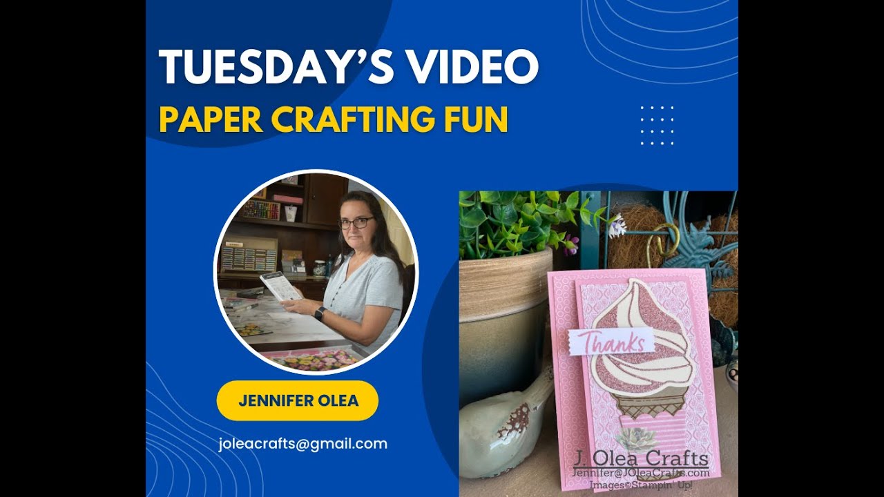 Tuesday Paper Crafting Fun! - YouTube