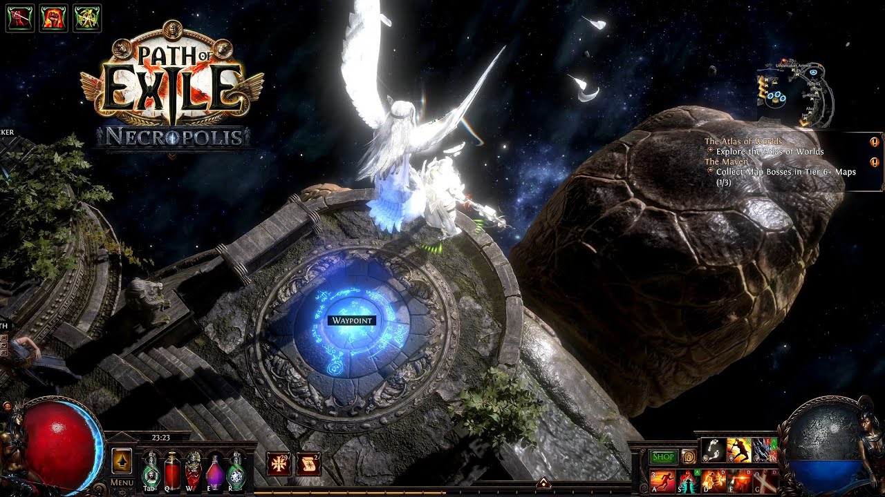 Path of Exile Supporter Pack "Cosmic Turtle Hideout" with effects [4K ...