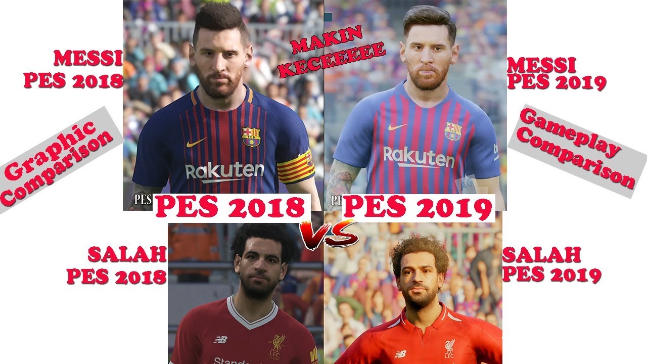 [Versus] PES 2018 VS PES 2019 | Ini Dia Beda nya - YouTube