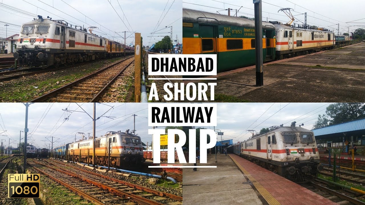 Dayout at DHANBAD | Witnessing Varieties of Locomotives & Trains - YouTube