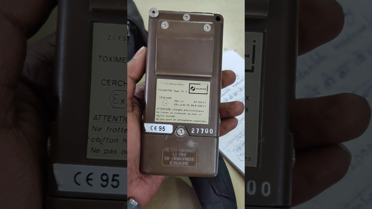 toximeter tx 11 underground mining - YouTube