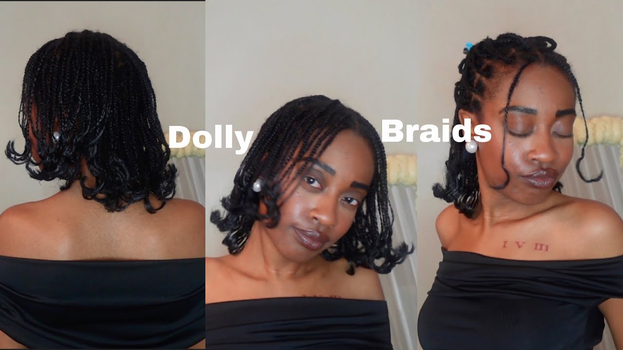 I Did My Own Dolly Braids 🎀 for the first time!? Process, Struggles ...