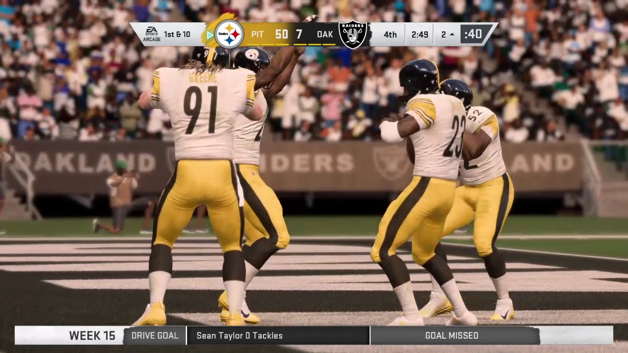 Madden NFL 20_Shawn Taylor showing his Dominance! - YouTube