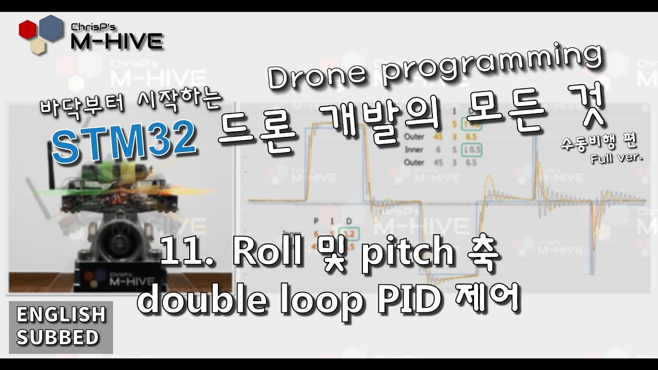Stm32 Drone Programming From Scratch 11 Roll And Pitch Axis Double Loop Pid Control Youtube