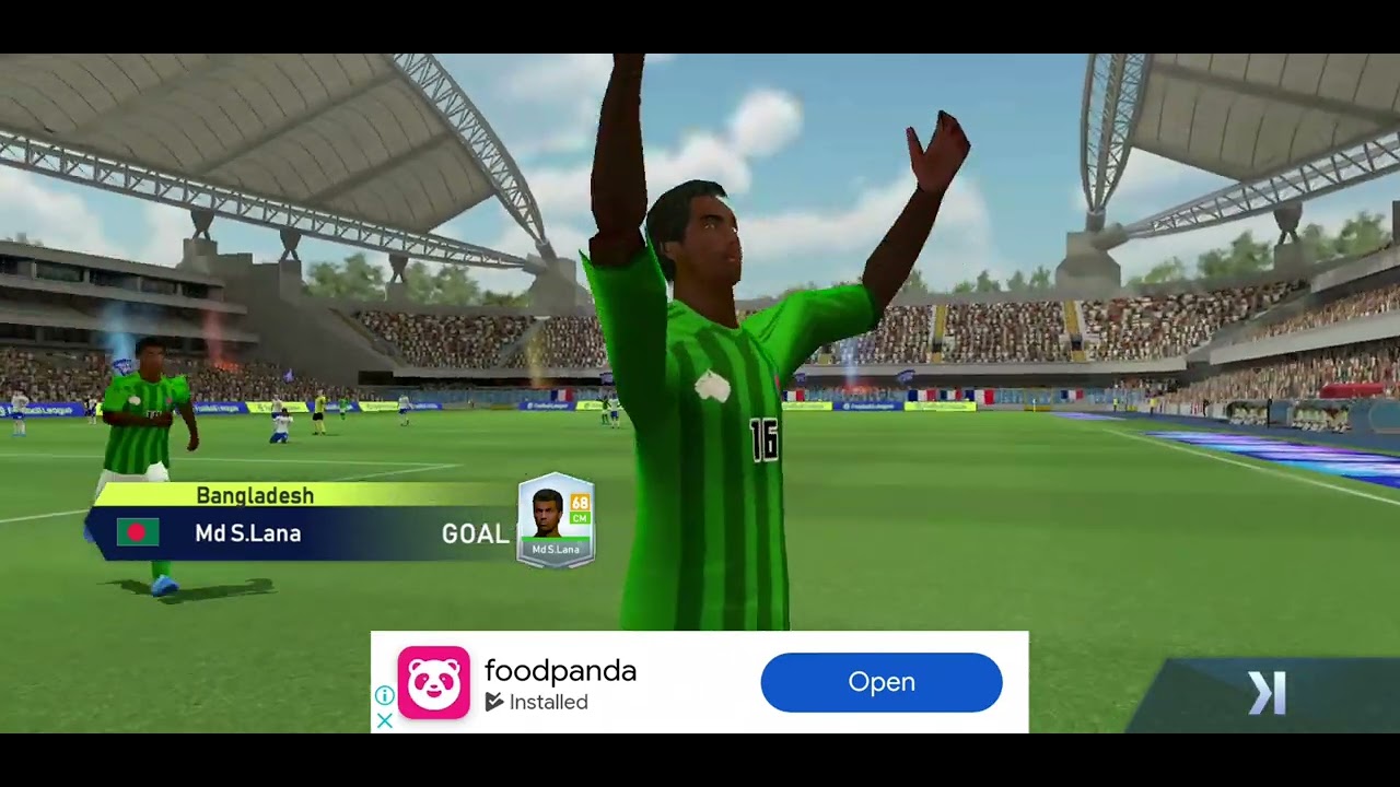 Bangladesh VS Fansh football 2-0🇧🇩🇲🇫 - YouTube