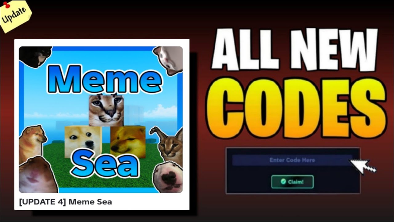 *SECRET UPDATE!* | Meme Sea CODES 2025 | ROBLOX Meme Sea CODES - YouTube