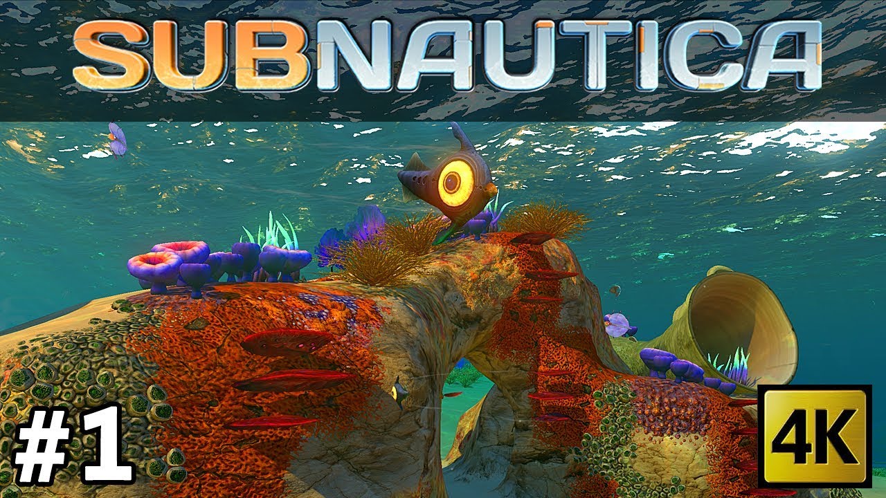 Subnautica | My Escape Pod Crashes Into the Ocean! (Part 1) [4k] - YouTube
