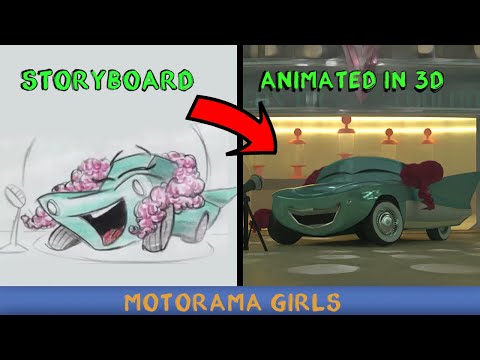 MOTORAMA GIRLS - Cars 1 deleted scene 3d remake | Garotas do Motorama