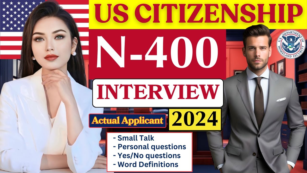 Real Interview of US Citizenship 2024 & Oath Ceremony - N400 ...
