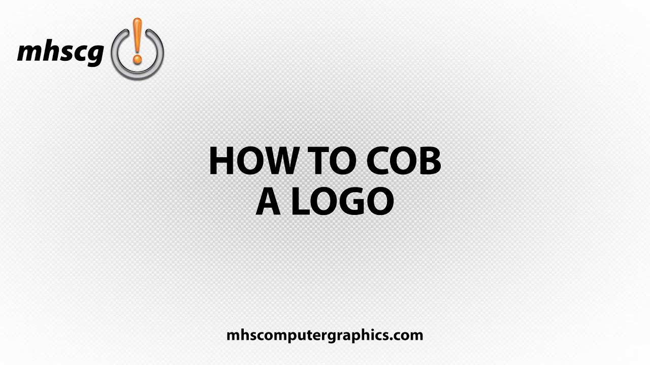 How to COB a Logo - YouTube