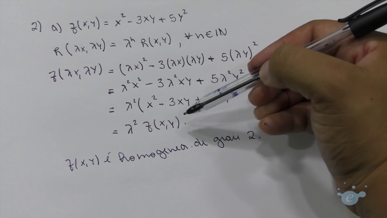 (EXERCICIOS AULA 05) CÁLCULO III - YouTube