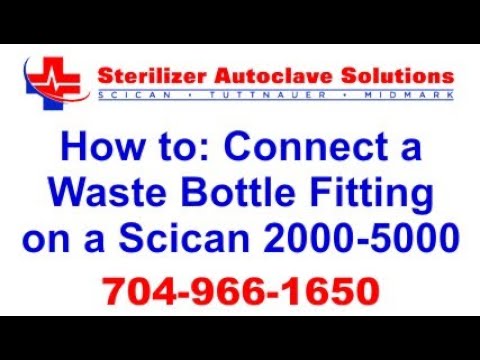 How to Connect a Waste Bottle Fitting on a Scican Statim 2000 or Scican ...