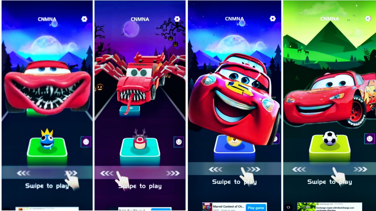 McQueen_Cars🆚Car_Queen_Lightning 🆚 McQueen_Multiverse🆚McQueen_Cartoon ...