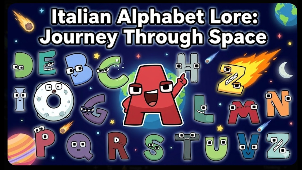 Italian Alphabet Lore: Journey Through Space - YouTube