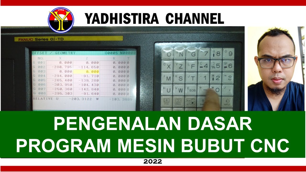 CARA MENBUAT PROGRAM CNC BUBUT - YouTube
