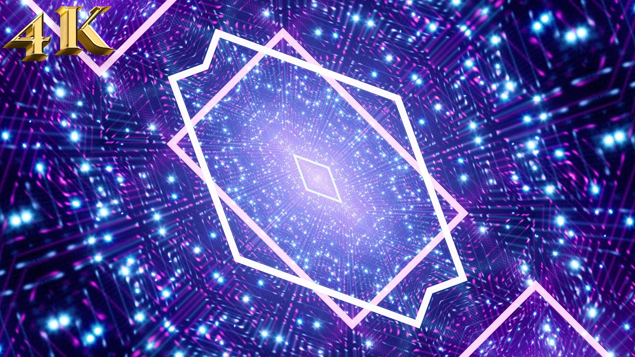 VJ LOOP NEON BRIGHT LIGHTS ABSTRACT BACKGROUND VIDEO| 4K SCREENSAVER ...