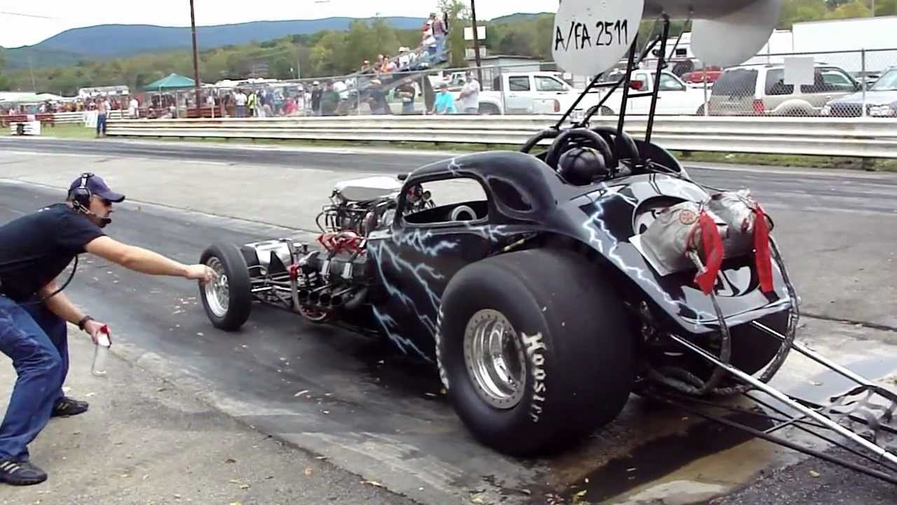 NASTY FIAT ALTERED GASSER "BURNOUT" * BLOWN INJECTED *CRAZY INSANE ...