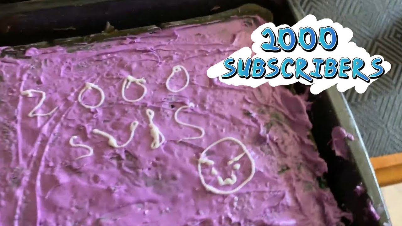 2000 Subscriber Special - Lets make a cake - YouTube
