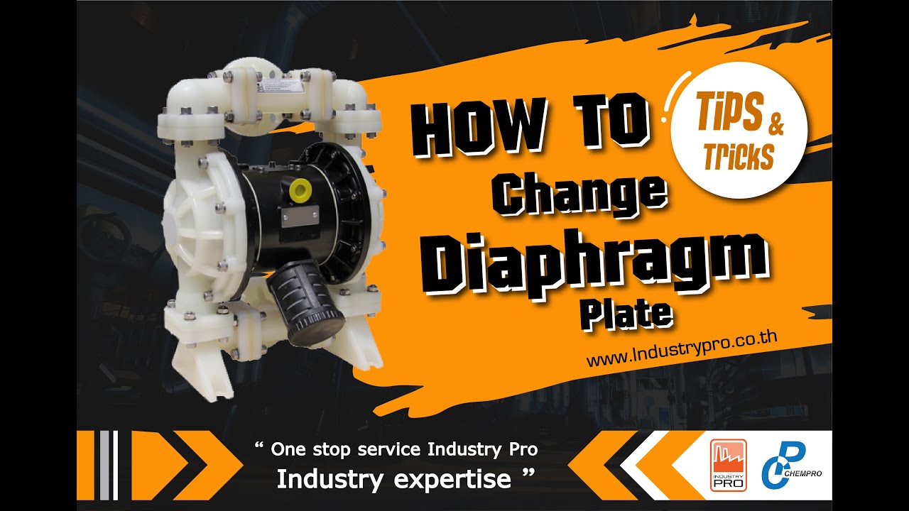 HOW TO CHANGE DIAPHRAGMS IN AIR DIAPHRAGM (AODD) PUMP ? - YouTube