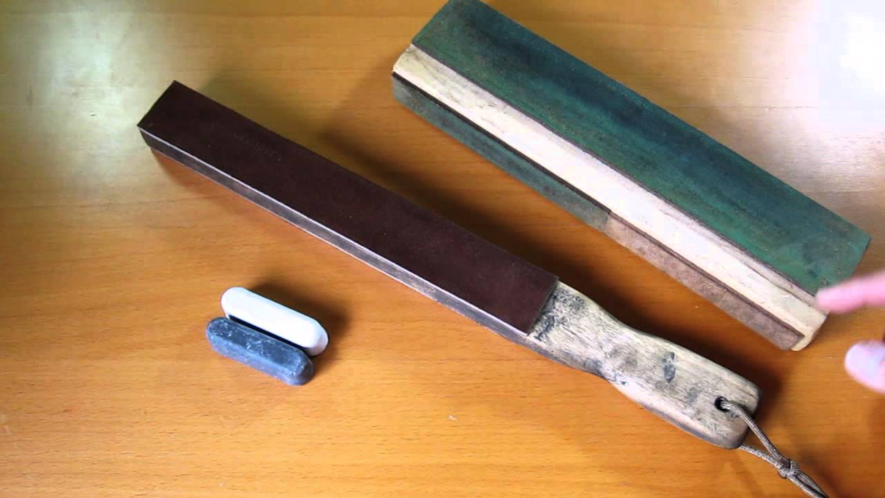 Home Made Leather Strop - YouTube