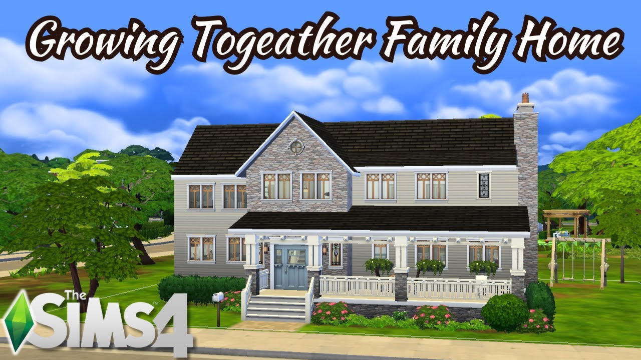 Growing Togeather Family Home: Sims 4 Speed Build - YouTube