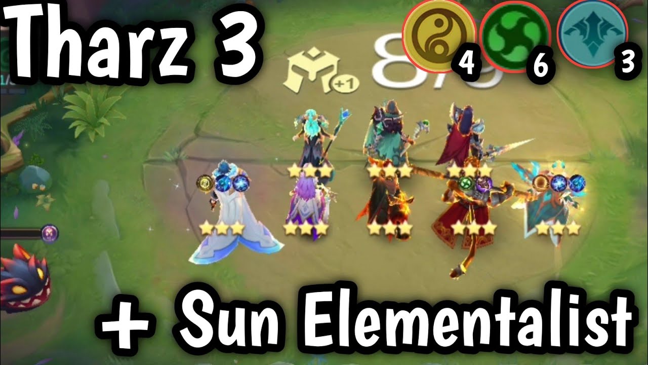 Tutorial Tharz 3 Combo Terkuat Magic chess Sun Elementalist Necrokeep ...
