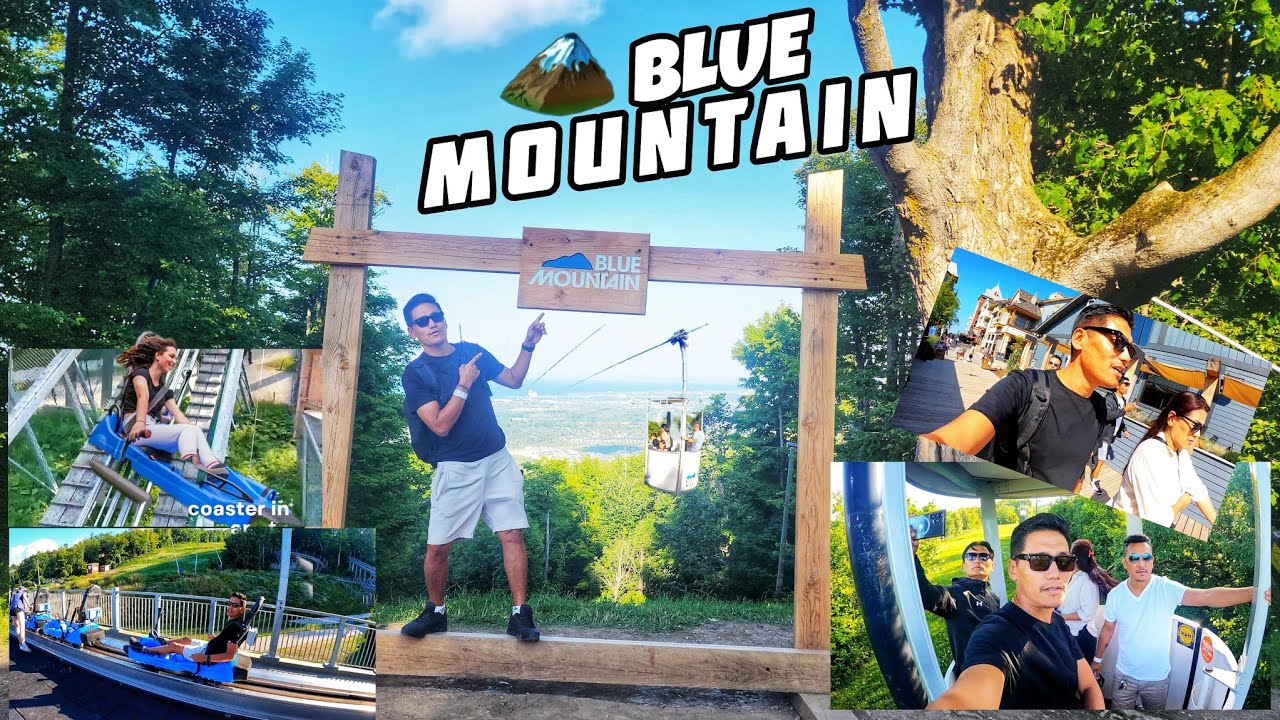 Day Trip😱BLUE MOUNTAIN Coaster || Ridge Runner Ride || Canada ...