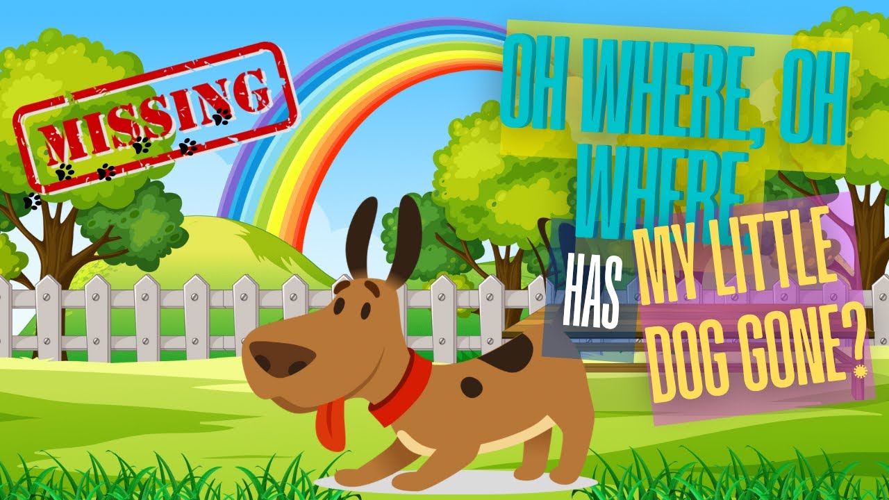 Where Has My Little Dog Gone? | Nursery Rhyme Kids | Kid Emoji - Song ...