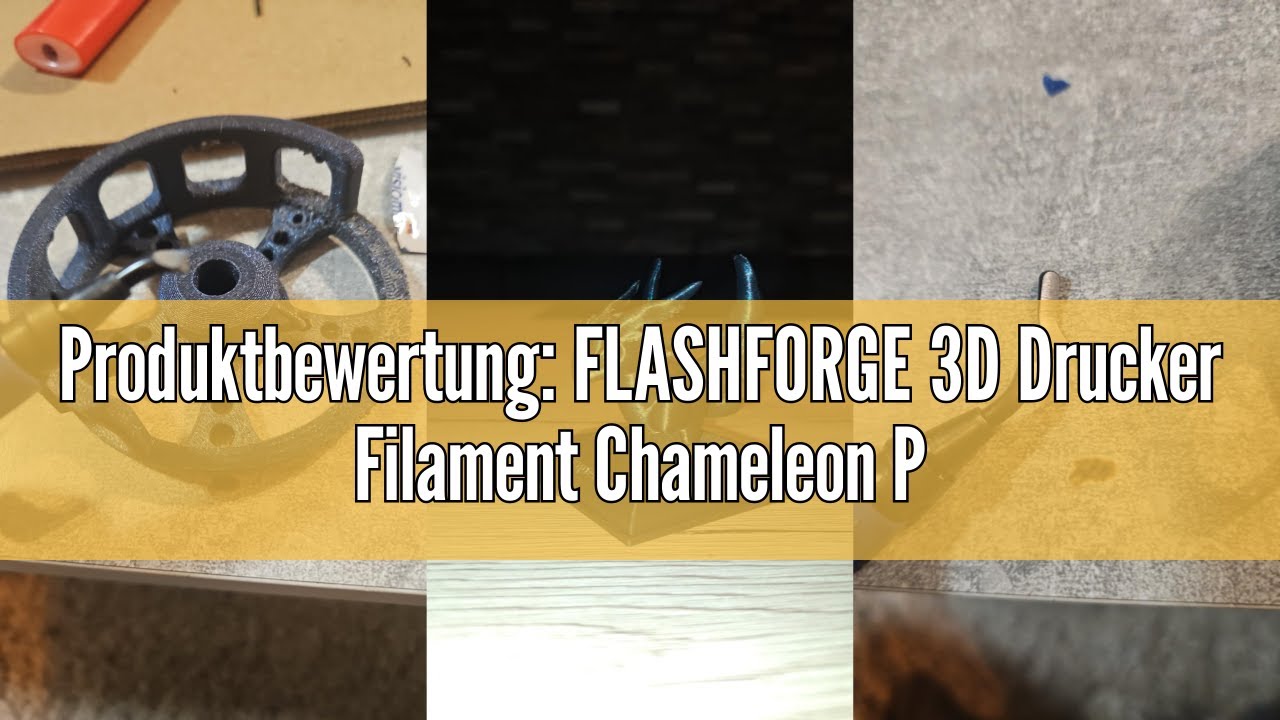 Produktbewertung: FLASHFORGE 3D Drucker Filament Chameleon PLA ...