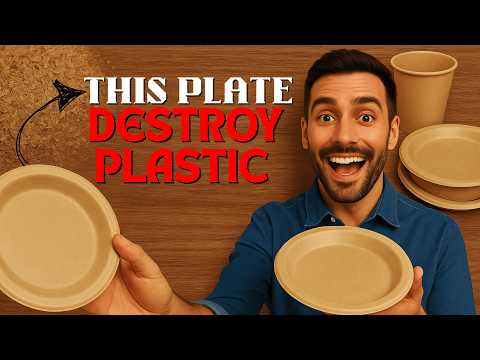 Transforming Rice Husk Waste into Biodegradable Plates & Cups | Eco-Friendly Alternatives to Plastic