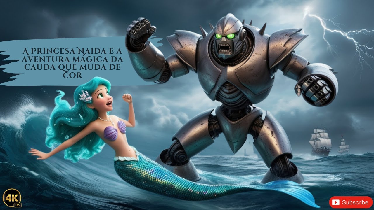 Princesa Naida e a Magia da Sereia que Muda de Cor | História de ...