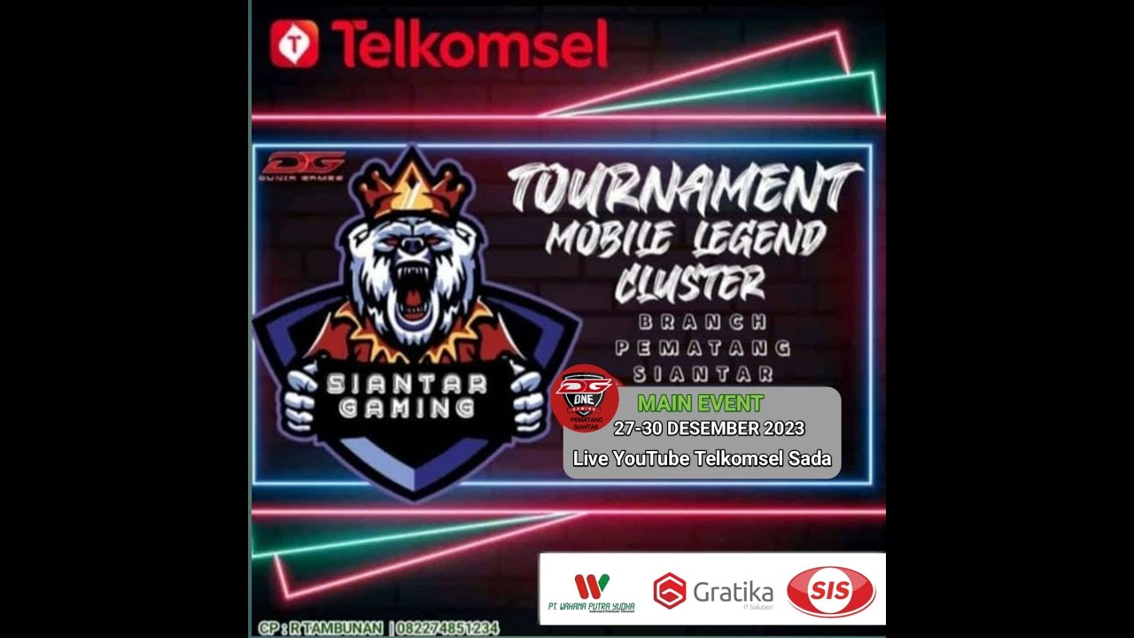 TOURNAMEN MOBILE LEGEND CLUSTER SIANTAR - YouTube