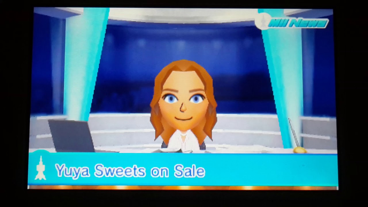 Tomodachi Life - Mii News - Yuya Sweets on Sale - YouTube