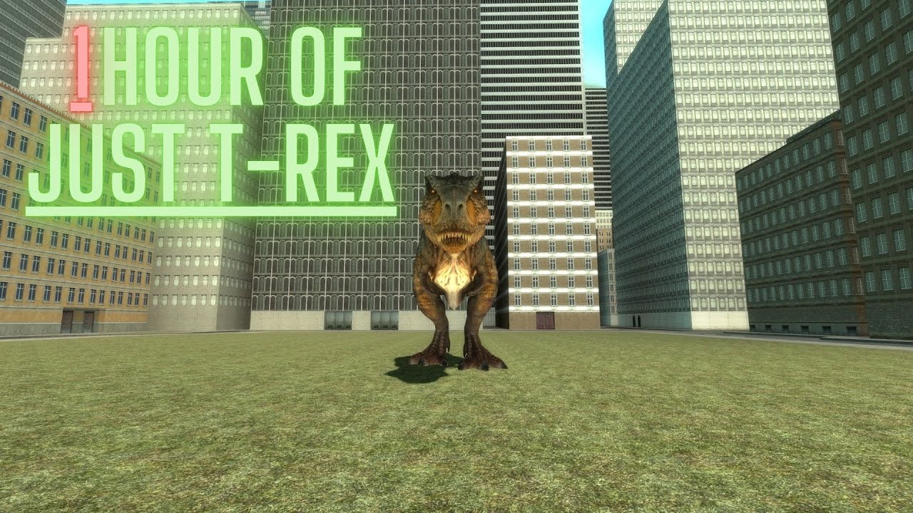 T-rex for 1 hour - YouTube