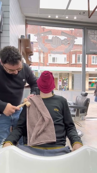 Hot Towel And Massage 💈barber C💈 Youtube
