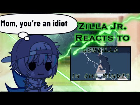 Zilla Jr. reacts to Godzilla(1998) in 1 minute (read desc) 🦎/🐟